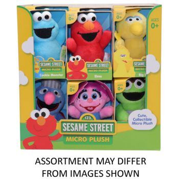 Sesame Street Micro Plush Wave 1 assorted | WIGGOS TCG AND COLLECTIBLES